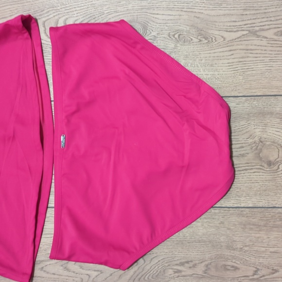 Dkny | Swim | Dkny Womens Xxl Hot Pink Ruffled Tankini Swim Suit Set ...